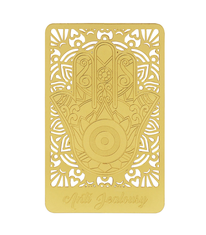 Auspicious Gold Talisman Card – World Of Feng Shui USA